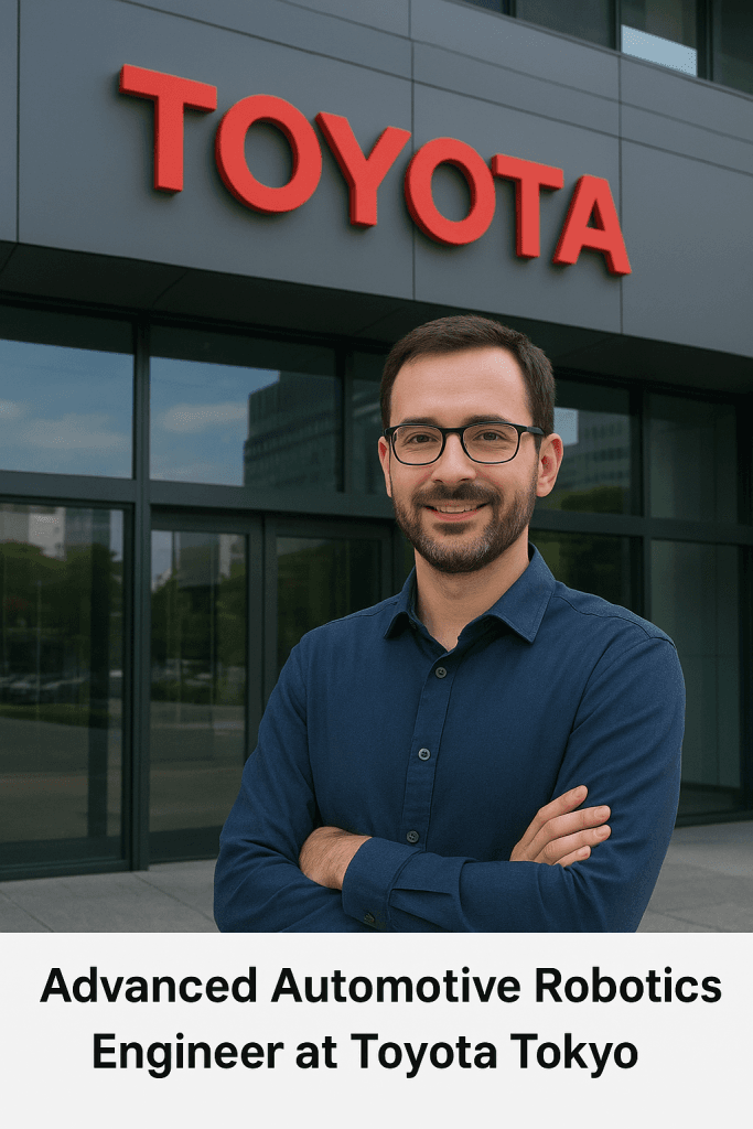 Urgent 5 Advanced Automotive Robotics Engineer Toyota Tokyo