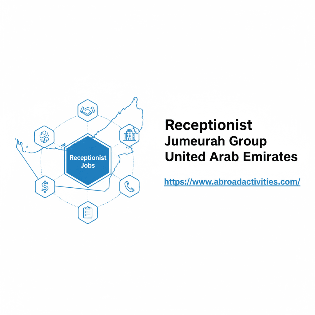 Receptionist Jumeirah Group United Arab Emirates | Luxury Hotel Jobs 2026